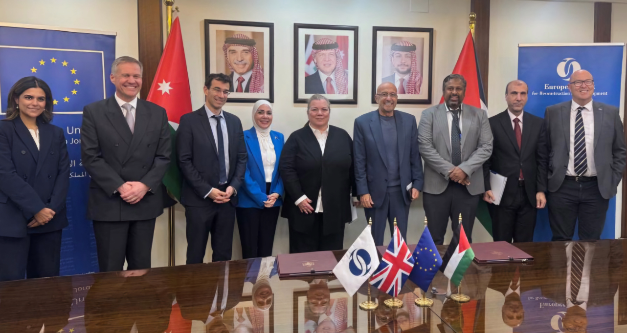 EBRD, UK and EU upgrade wastewater services in Jordan